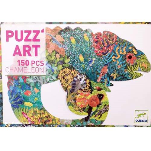 Puzz’Art Chameleon – 150 pièces – Djeco | Robin des Jeux